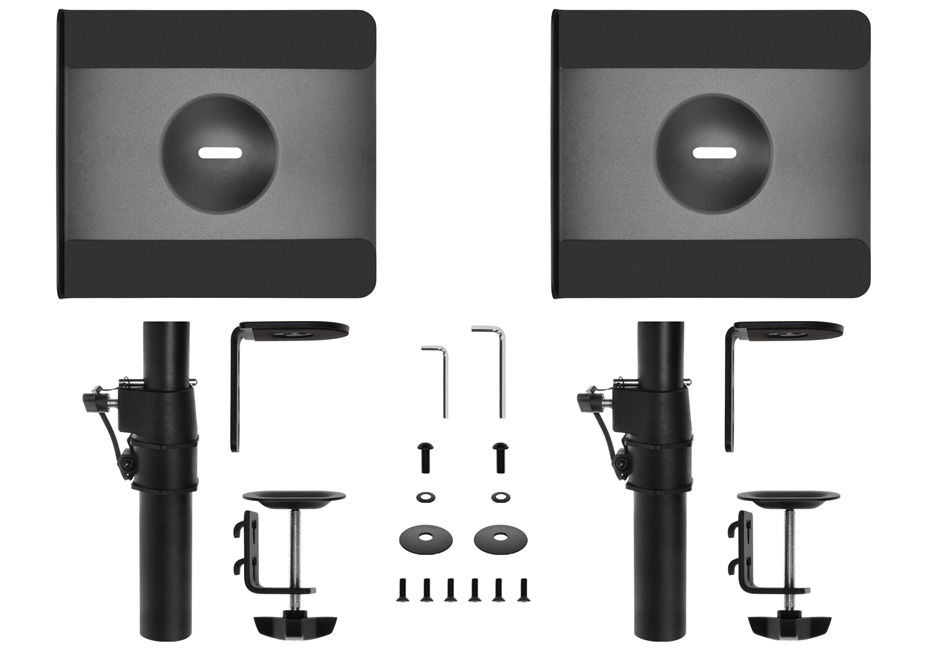 Bookshelf Speaker Desk Stands Clamp-on Desktop Speaker Stands For ...